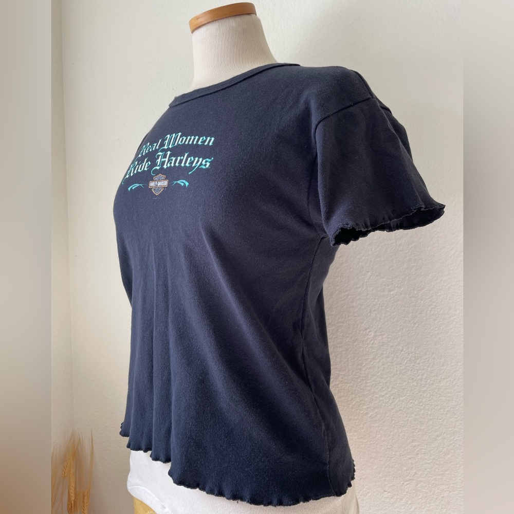 1990s Vintage Harley Davidson Real Women Ride Harleys… - Gem